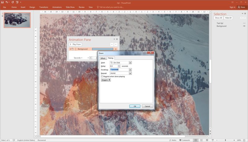Using Cutout Text with PowerPoint Animation - PoweredTemplate Blog
