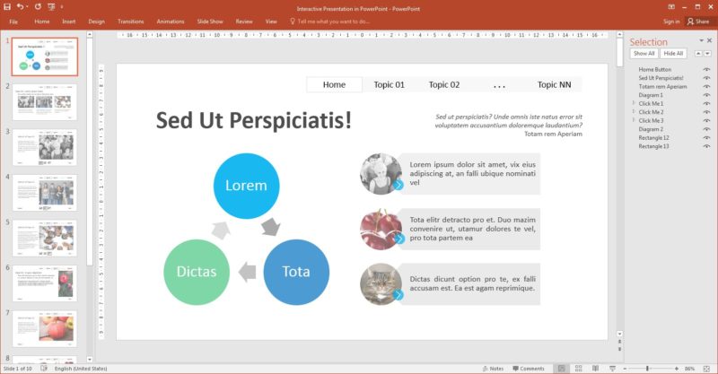 Making an Interactive Presentation in PowerPoint - PoweredTemplate Blog