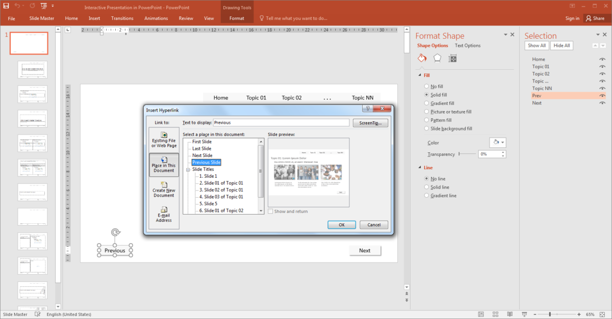 Making an Interactive Presentation in PowerPoint - PoweredTemplate Blog