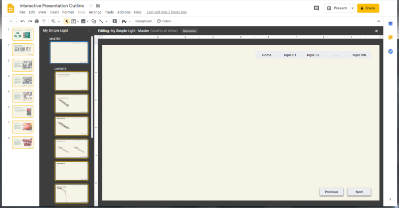 Making an Interactive Presentation in Google Slides - PoweredTemplate Blog