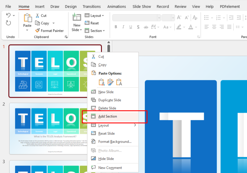 How to Add Sections to PowerPoint Presentation - PoweredTemplate Blog