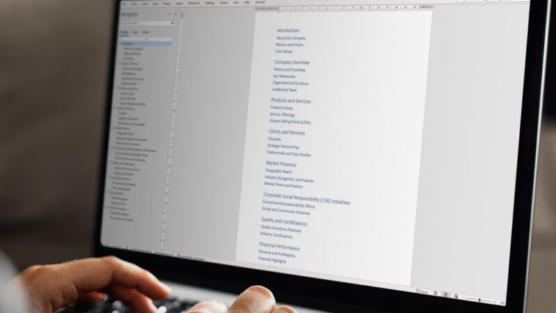 How to Create a Company Profile in MS Word - PoweredTemplate Blog