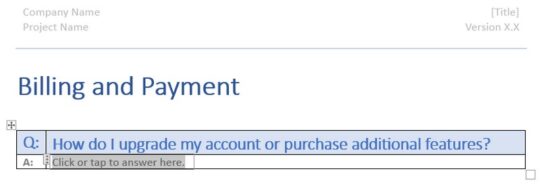 5 Best MS Word Templates to Create FAQ Guides - PoweredTemplate Blog