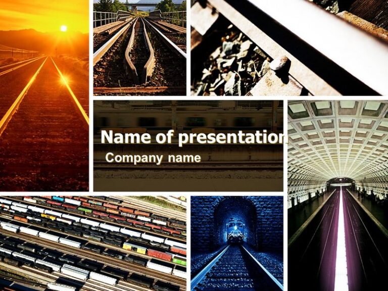 Exploring 25 Premier Railroad Presentation Templates - PoweredTemplate Blog
