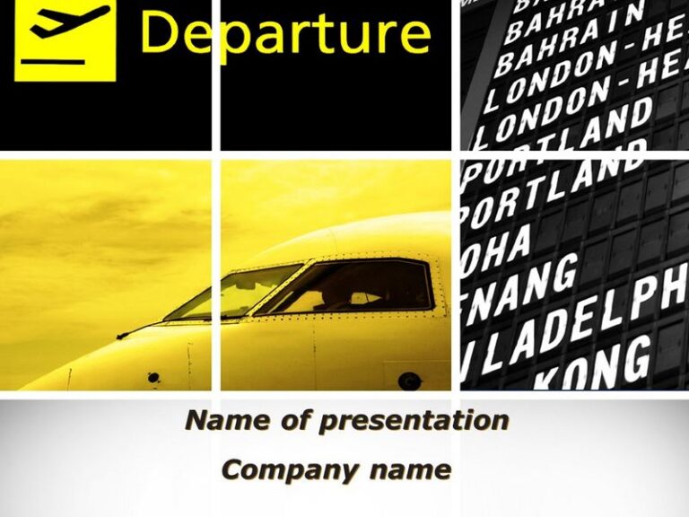 50 Top Presentation Templates on Airports - PoweredTemplate Blog
