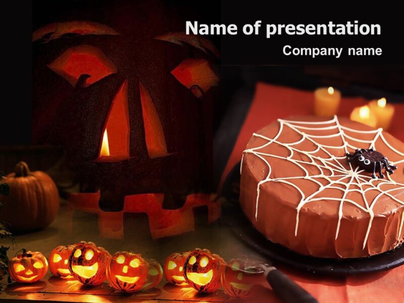 20 Free Halloween Presentation Templates - PoweredTemplate Blog