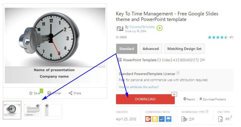 +50 Free Templates for Time Management Presentations - PoweredTemplate Blog