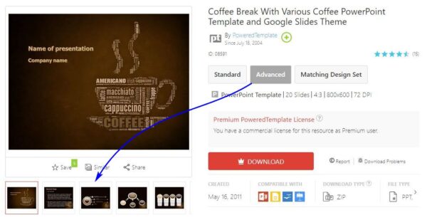 63 Top Coffee Presentation Templates - PoweredTemplate Blog