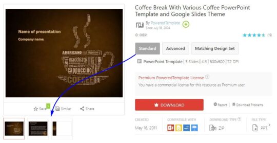 63 Top Coffee Presentation Templates - PoweredTemplate Blog