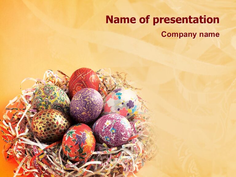 20 Free Easter Presentation Templates - PoweredTemplate Blog