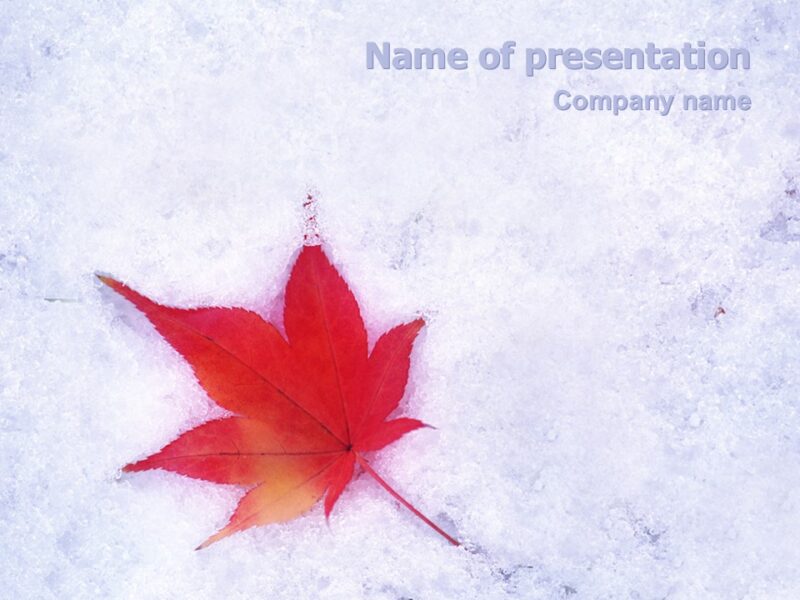 20 Free Winter Presentation Templates - PoweredTemplate Blog