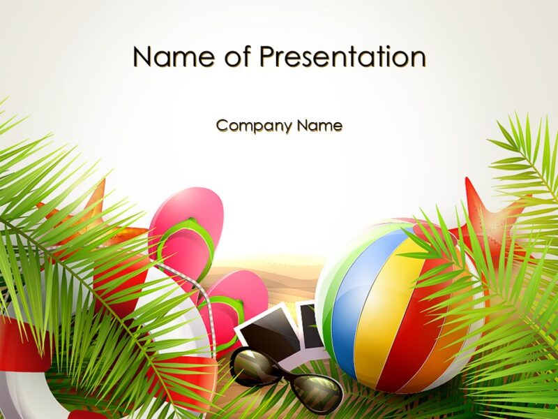 20 Free Summer Presentation Templates - PoweredTemplate Blog